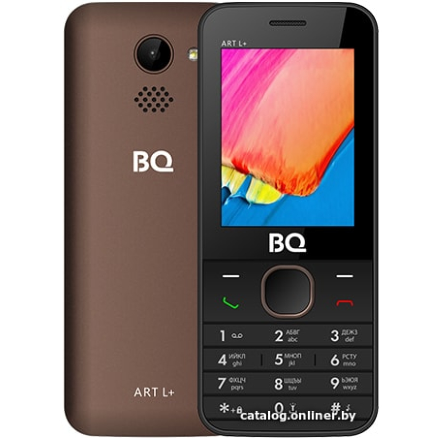 Купить Мобильный телефон BQ-Mobile BQ-2438 Art L+ (коричневый) недорого ...